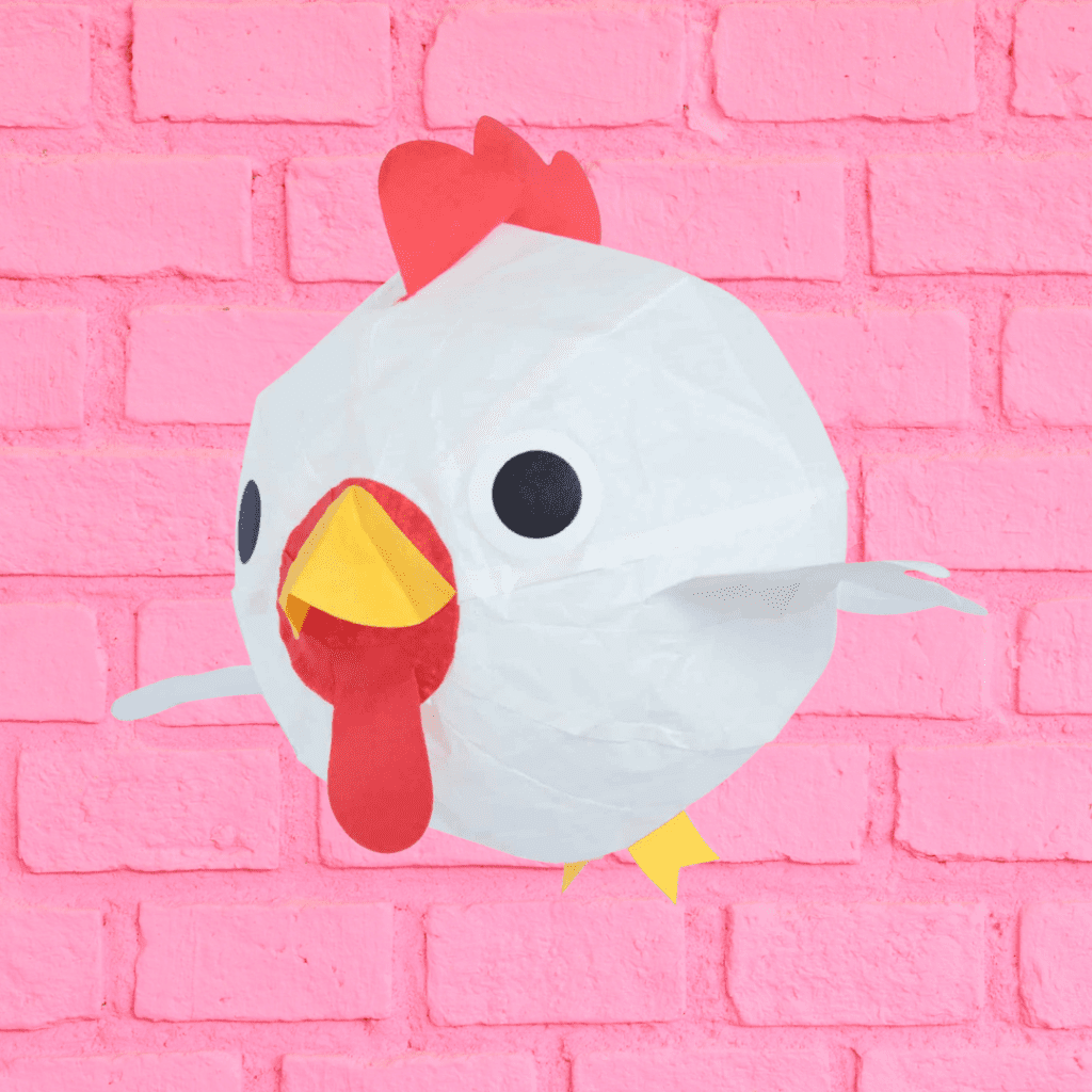 Rooster Kamifusen - The Traditional Japanese Paper Balloon - Magnote Gifts